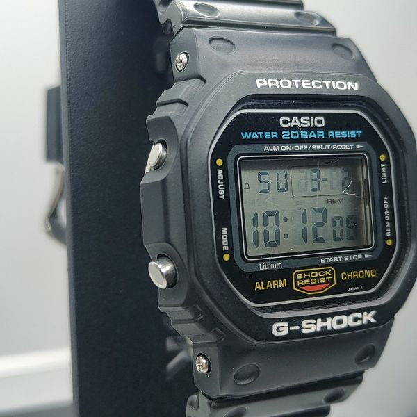 Vintage Casio G Shock DW-5600C-1 SCREWBACK 901 Mod (1991) Men Watch ...