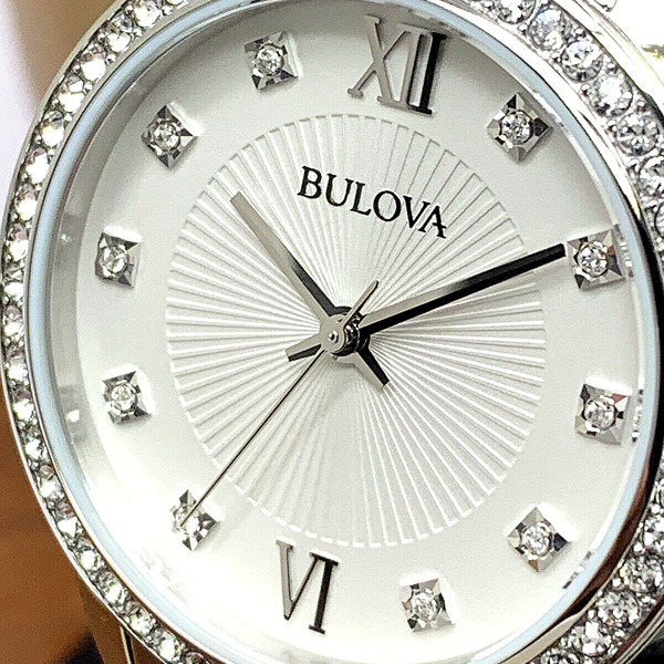Bulova Women's Watch 96L297 Quartz Cream Dial Stainless Steel 32mm ...