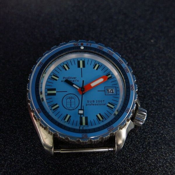 Seiko SKX007 mod - Doxa style dial, hands, bezel, domed sapphire ...
