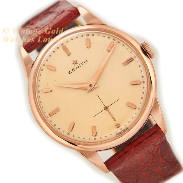 FS: Zenith Cal.40 18ct Pink Gold 1964 35mm Oversiz | WatchCharts