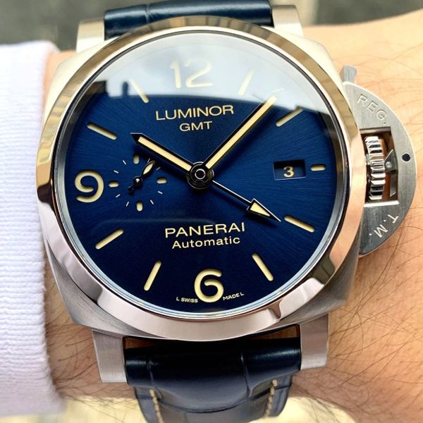 FS: Panerai Luminor GMT Blue Automatic 44mm PAM01033 | WatchCharts ...