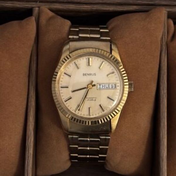 Benrus Vintage Automatic Day Date Wristwatch | WatchCharts Marketplace