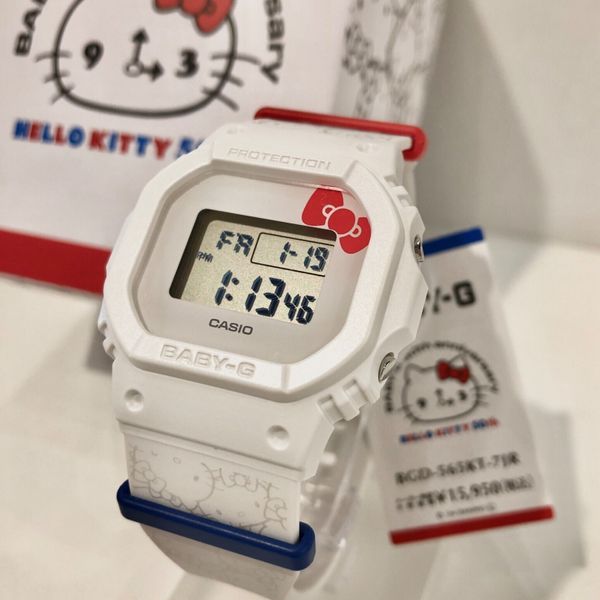Hello Kitty Casio BABY-G 50th Anniversary Watch BGD-565KT-7JR 2024 ...