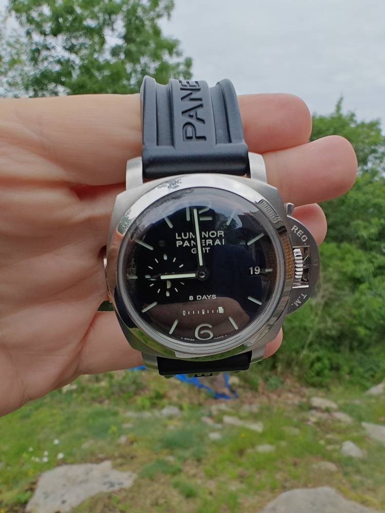 Panerai Luminor PAM 233 8 Day GMT 44mm Watch only. | WatchCharts ...