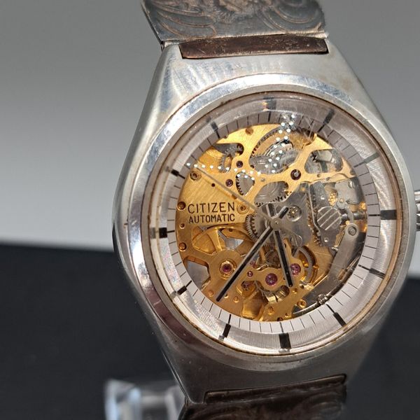 Citizen Automatic Skeleton Vintage Watch SPARES OR REPAIR | WatchCharts ...