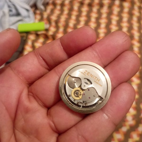 Zenith Automatic Cal 2542 PC Movement Vintage Working For Parts Repair ...