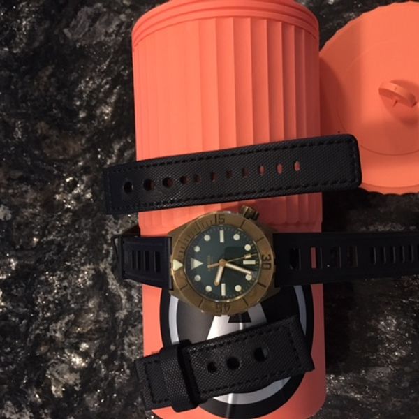 Armida A1 green dial 42mm brass watch | WatchCharts Marketplace