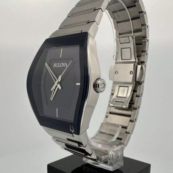 Orologio Bulova Gemini Futuro Uomo 40mm Quadrante Blu Acciaio Argento ...