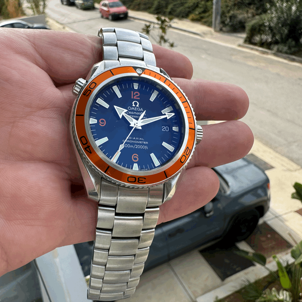 Omega Seamaster Planet Ocean 42mm Coaxial Orange Calibre: Omega 2500 ...