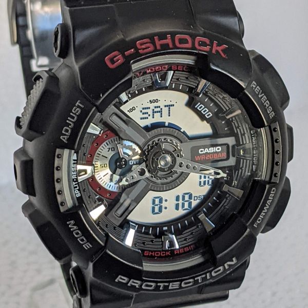Casio G-Shock GA110-1A Analog Digital Watch- Excellent Condition NO ...