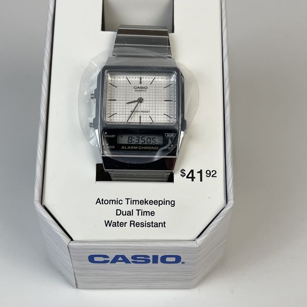 Casio Vintage Analog-Digital Alarm Chrono Dual Time AQ-800E-7A2 Unisex ...