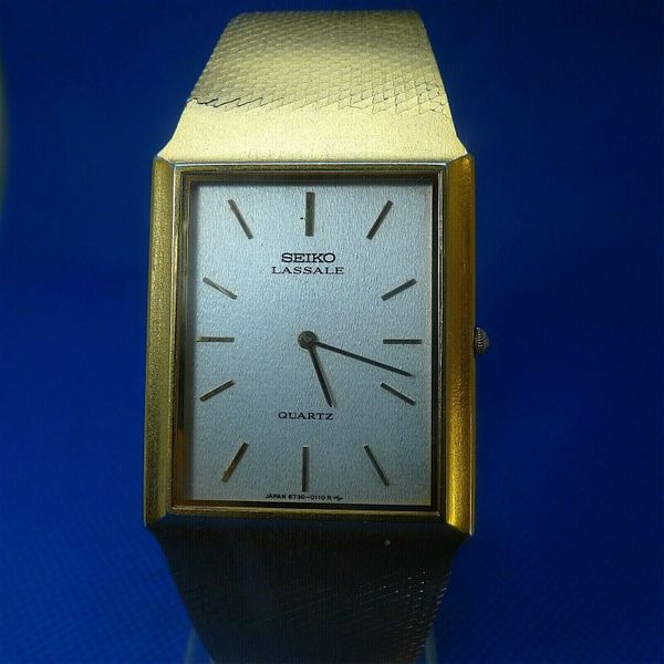 Original Ultra Thin Slim Seiko Lassale Quartz Gents Wrist Watch.6730-5049 | WatchCharts Marketplace