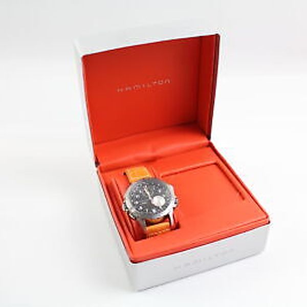 Mens Hamilton Khaki ETO Chronograph Watch Ref. H776120 Quartz Working ...