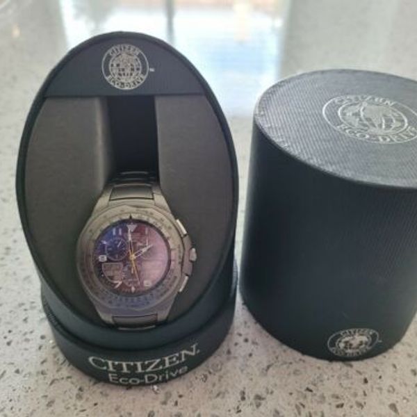 Citizen Jr3000-51f Eco-drive Skyhawk Flight Titanium Chronograph ...