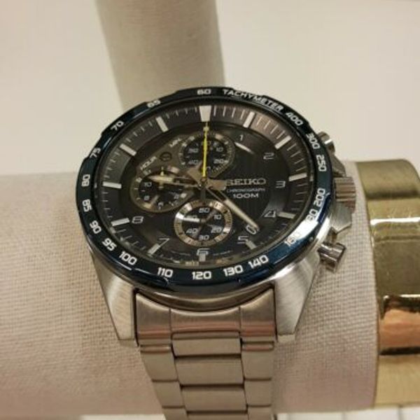 Seiko Men's Stainless Steel ESSENTIALS Chronograph Watch - SSB321 MSRP ...