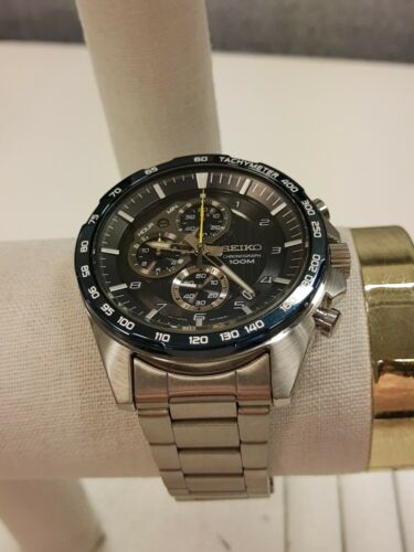 Seiko Men's Stainless Steel ESSENTIALS Chronograph Watch - SSB321 MSRP ...