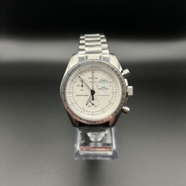 Omega Moonswatch Metal Mod - Mission To The Moonphase Snoopy White ...