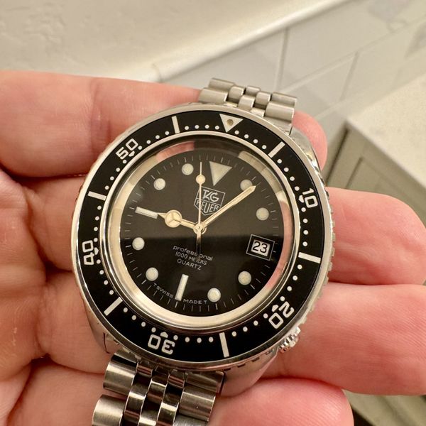 Vintage Tag Heuer Deep Dive 980.023 1000m Diver FULL SET | WatchCharts ...