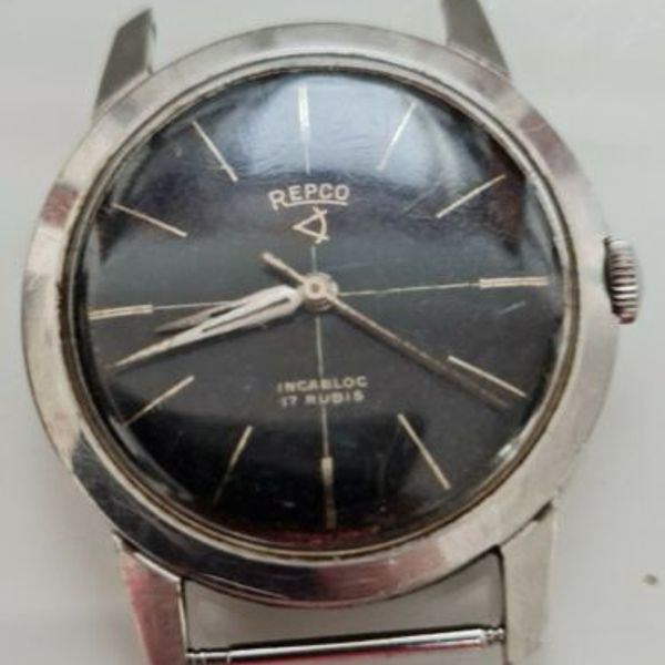 Repco Vintage Stainless Steel Gents Watch Working But not Serviced ...