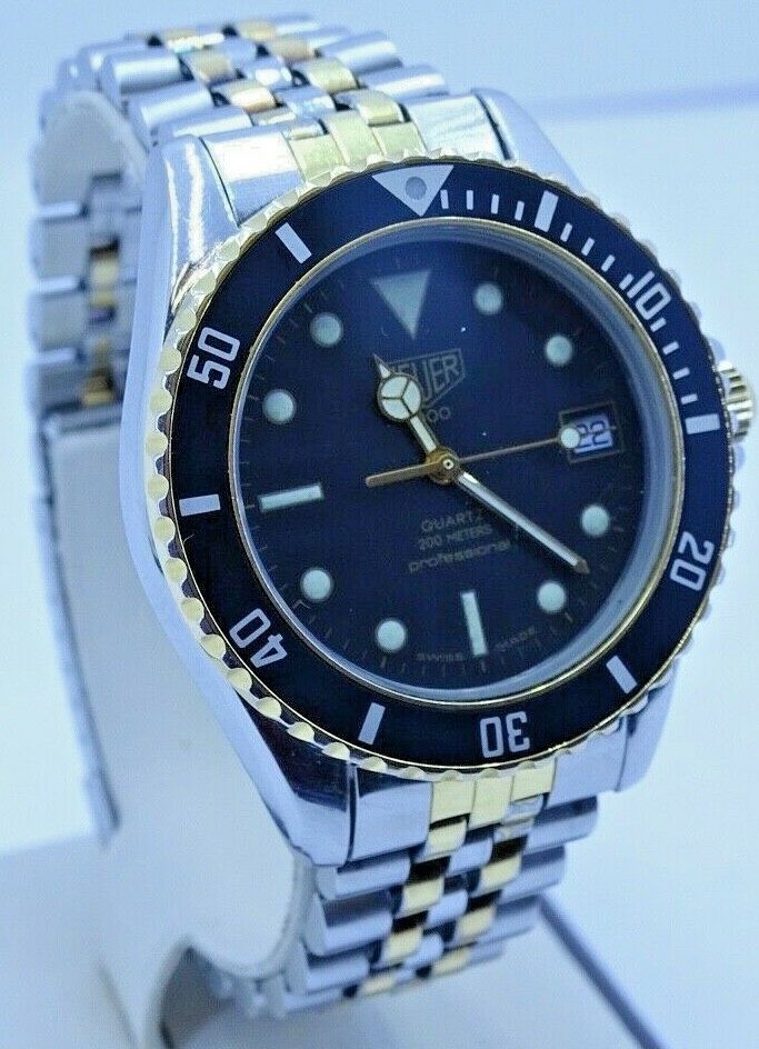 VINTAGE TAG HEUER DIVE WATCH 200 METERS *980 020N*L | WatchCharts ...