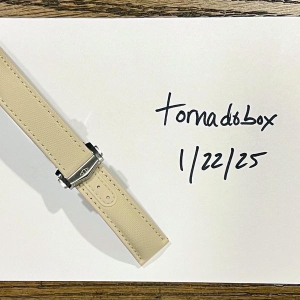 [WTS] Artem Sailcloth Loopless Strap w/ Deployant Clasp | WatchCharts ...