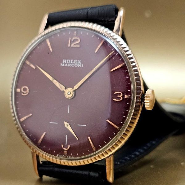 VINTAGE & FINE ROLEX MARCONI MANUAL HAND WINDING 1950's WRISTWATCH ...