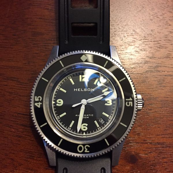 SOLD: Helson Skindiver Gen 2 C3 Date, full kit! | WatchCharts