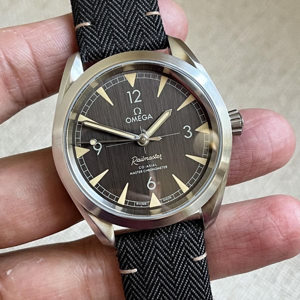 [$2,650 USD] OMEGA SEAMASTER RAILMASTER CO‑AXIAL MASTER CHRONOMETER 40 ...