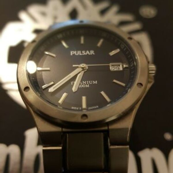 Pulsar Man's Titanium watch VJ42-X062 | WatchCharts Marketplace