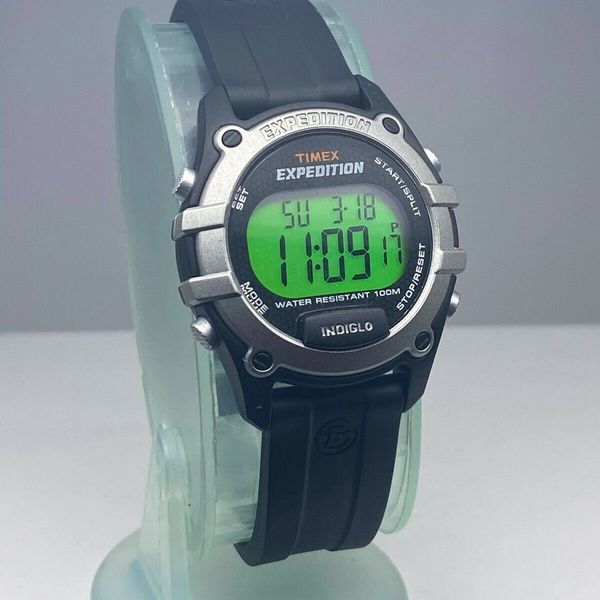 Timex T49755 Expedition Digital Chrono Alarm Timer 32 mm Womens Watch ...