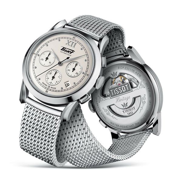 New Tissot Heritage 1948 Automatic Chronograph Mens Watch T66178233 ...