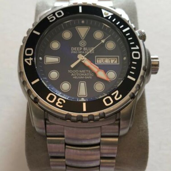 Deep Blue Pro Sea Diver Automatic Men’s Watch | WatchCharts