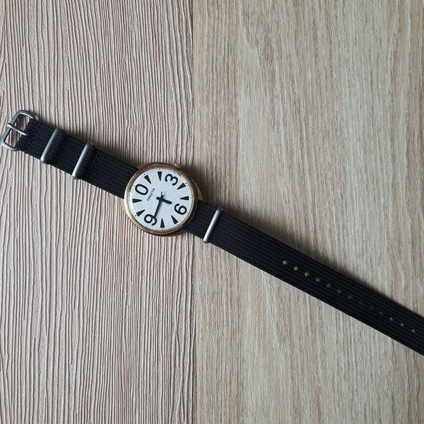 Soviet Gilded Watch Raketa BIG ZERO Mechanical. Made in the USSR ...