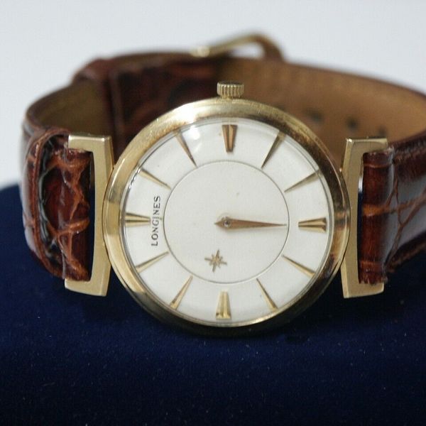 Gents Longines Calibre 23z MYSTERY DIAL 14k GOLD VINTAGE watch ...
