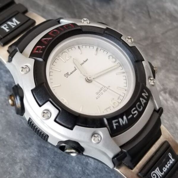 Vintage Marcel FM Radio Watch Fully Functional Box, Instructions New ...