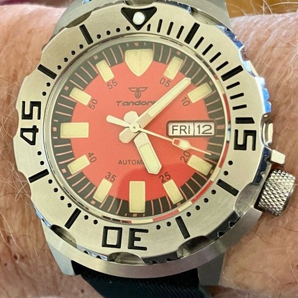 FS: Tandorio Red Dial Monster Watch 2 Straps + Bracelet $40 ...