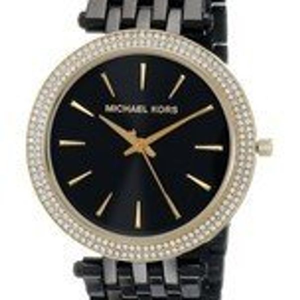FS: Michael Kors Darci Black Dial Crystals MK3322 Women's Watch FREE ...