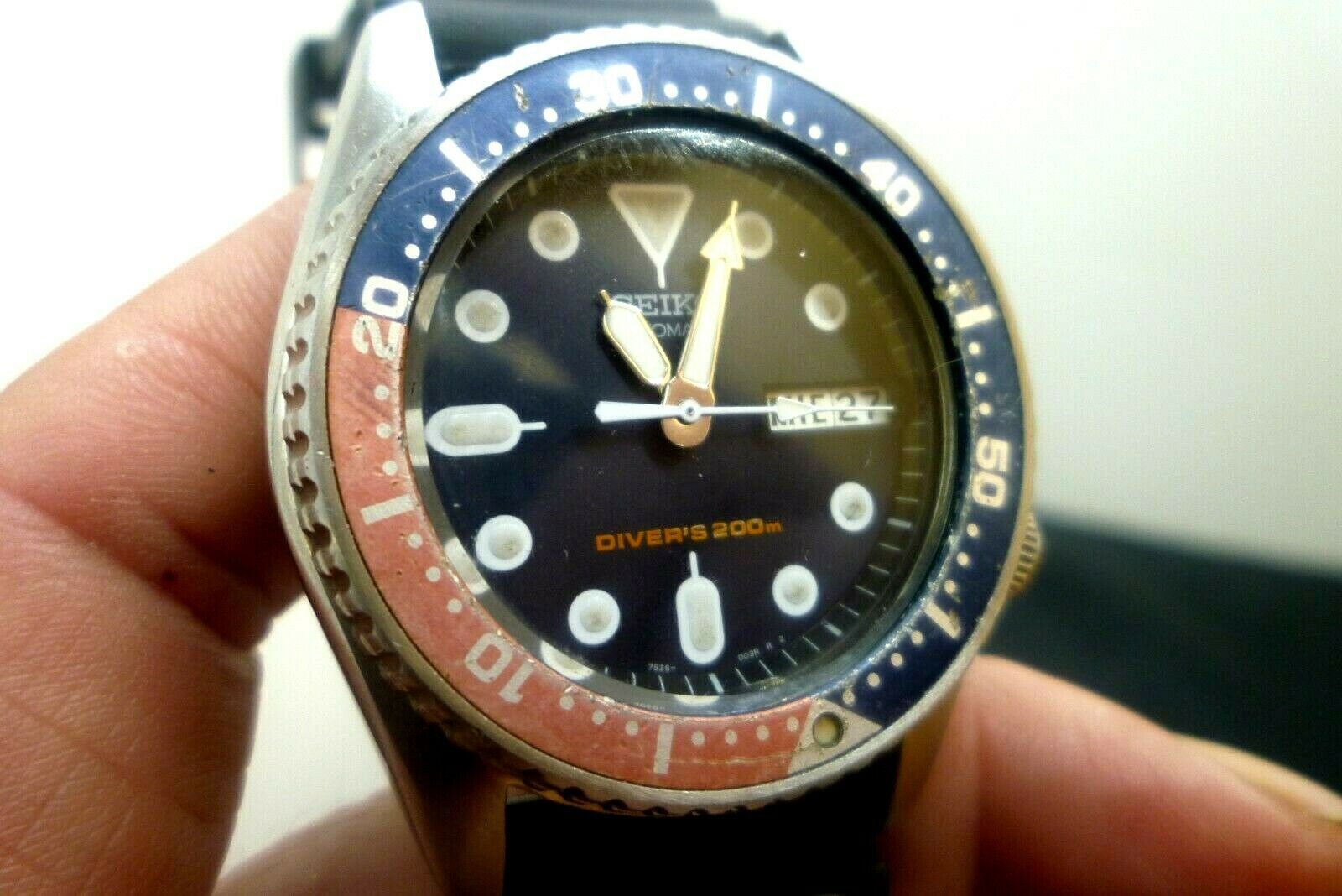 Mens 38mm SEIKO DIVER 200m SKX015 Automatic 7S26-0030 Vintage | WatchCharts