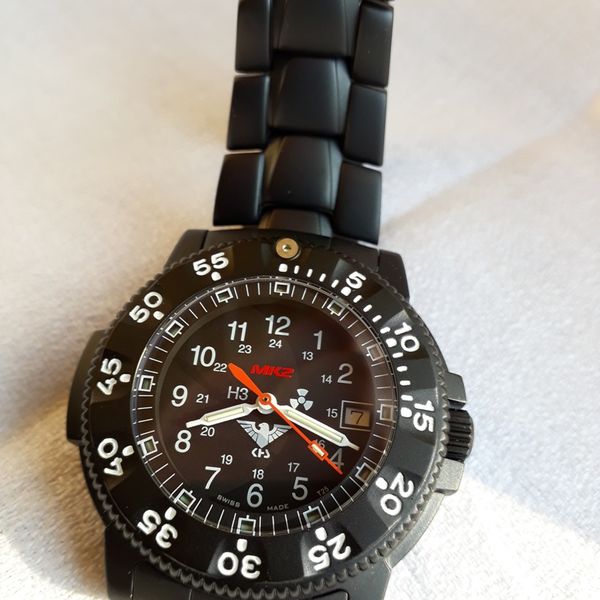 KHS (Traser, MB-Microtec) Military Dark Commander Titanium Pro MKII ...