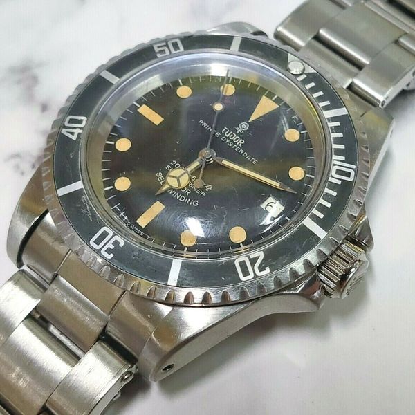 Tudor Small Rose Submariner Date Display ETA Cal.2836-2 Ref.7016 Black ...