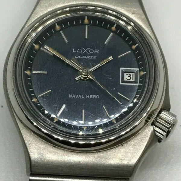 Luxor naval hero quartz SWISS MADE 34 MM Wrist WATCH ORIGINAL with tag ...