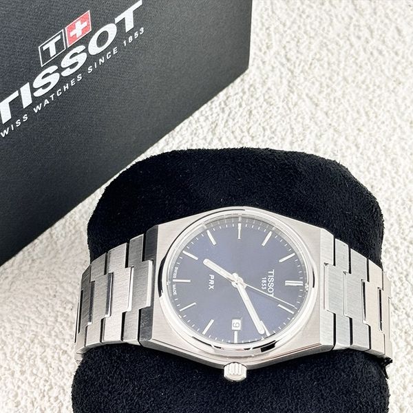 Tissot PRX Classic Blue Dial Stainless Steel Menâ s Quartz Watch 40mm ...