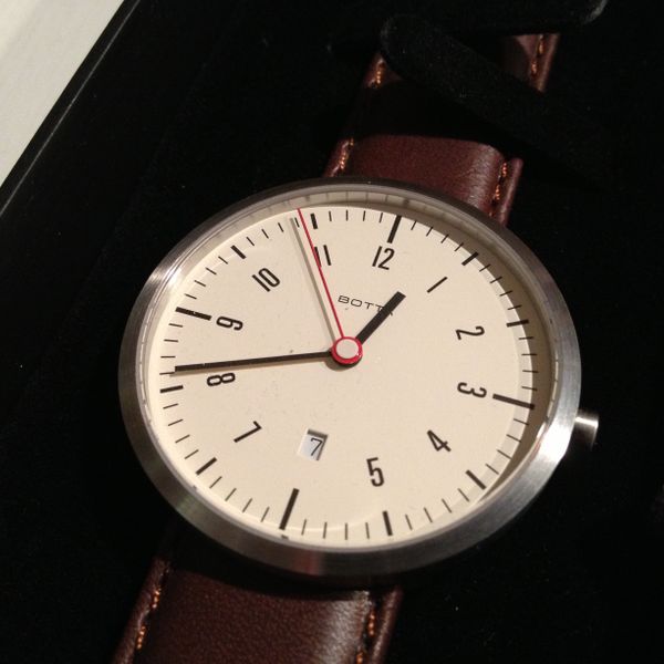 FS: SOLD - Botta Design Tres - 40mm, Quartz - Cream Dial - Like New in ...