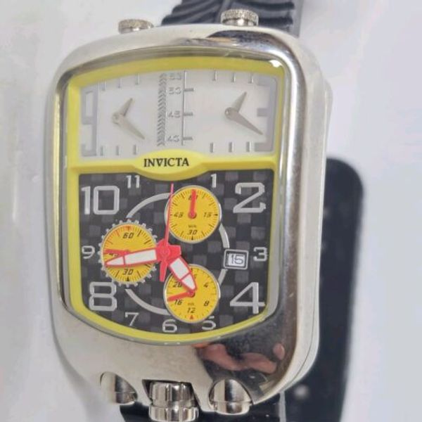 Invicta Chronozone Dakar 3 Time Zone Chronograph Men's Watch Quartz ...
