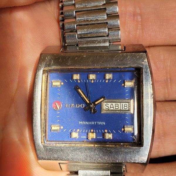 [WTS] Rado Manhattan Mk II Blue Dial | WatchCharts Marketplace