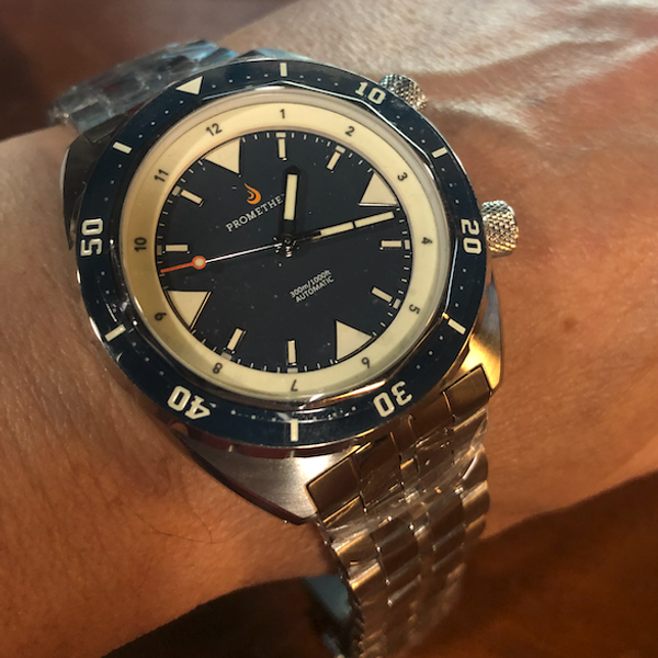 FS: Prometheus Eagle Ray Version 5B.1 ETA 2824 Blue Dial No Date C3X1 ...