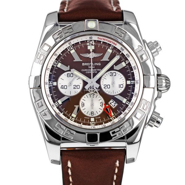 [$4,250 USD] Breitling AB0410 Chronomat GMT Bronze Factory Serviced ...