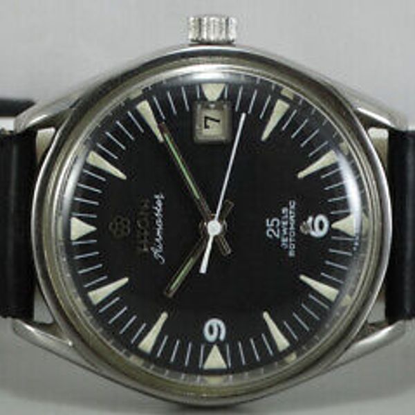Vintage Titoni Airmaster Rotomatic Auto Date Swiss Mens d201 Used ...
