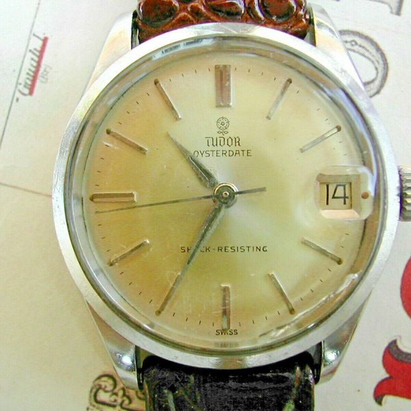 ROLEX TUDOR OYSTERDATE, 1961 GENTLEMAN'S, SERVICED 21 JEWEL MOVEMENT ...