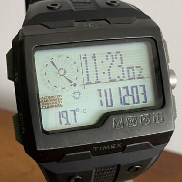Timex Expedition WS4 Digital Altimeter Thermometer Compass WatchM810 ...